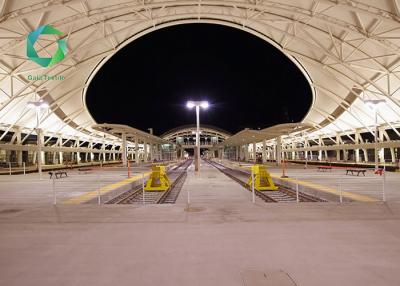 China Flame retardant Acrylic PVC Membrane Structure anti mold Fabric Tensioned 1500gsm for sale