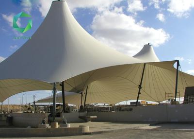 China 1050gsm Tensile Fabric Membrane Structure Car Parking Vinyl Coated Woven for sale