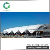 China 2000d Vinyl Architecture PVC Membrane Structure Fabric Tension Heavy Duty 3m width for sale