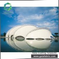 China 2000d Vinyl Architecture PVC Membrane Structure Fabric Tension Heavy Duty 3m width for sale