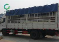 China Gaia 480gsm PVC Tarpaulin Truck Cover Vinyl Coated Fabric Waterproof 14oz for sale