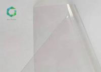 China Flatness PVC Transparent Fabric 0.5mm Super Clear Vinyl Sheet 650gsm UV Resistance for sale