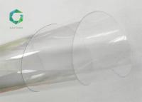 China 0.4mm PVC Transparent Fabric 500gsm Crystal Clear Vinyl Calendering Waterproof for sale