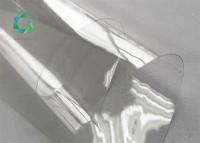 China Flatness PVC Transparent Fabric 0.5mm Super Clear Vinyl Sheet 650gsm UV Resistance for sale