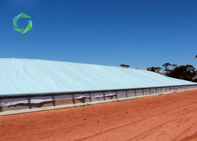 China 550gsm Transportation PVC Laminated Fabric Vinyl Waterproof Grain Bunker Tarpaulin for sale