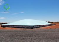 China 500d Waterproof Laminated Fabric , PVC 550gsm Grain Pile Tarps Vinyl Transportation for sale
