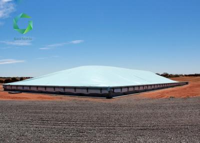 China 500d Waterproof Laminated Fabric , PVC 550gsm Grain Pile Tarps Vinyl Transportation for sale