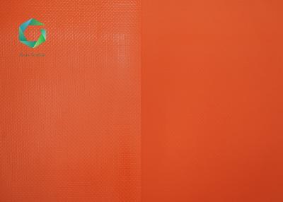 China PVDF FR Anti Static Cloth Bag Fabric 450gsm Soft Waterproof Synthtic Leather for sale