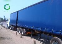 China Mildewproof PVC Coating Fabric , 1000gsm Truck Side Curtains Waterproof Vinyl Tarp for sale