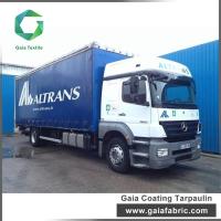 China Mildewproof PVC Coating Fabric , 1000gsm Truck Side Curtains Waterproof Vinyl Tarp for sale