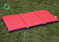 China 50m Length Waterproof Gym Floor Mats 610gsm Leather Vinyl Fabric Buffer Protection for sale