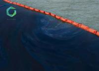 China Foldable Waterproof PVC Vinyl Tarp Oil Resistance Oil Boom Fence Protech Technical for sale