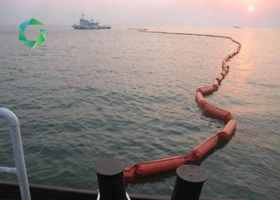 China 140N Adhesion PVC Tarp Material Oil Boom Fence UV Resistance 1m Width for sale
