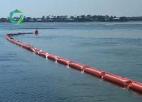 China 140N Adhesion PVC Tarp Material Oil Boom Fence UV Resistance 1m Width for sale
