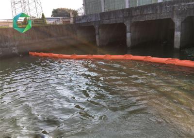 China Foldable Waterproof PVC Vinyl Tarp Oil Resistance Oil Boom Fence Protech Technical for sale