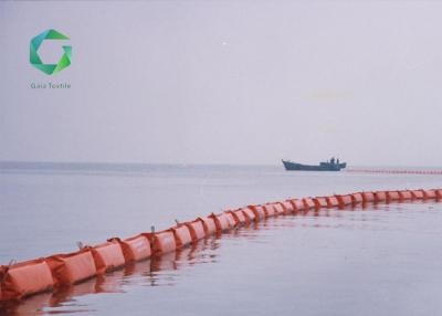 China 3.2m Width Industrial Technical Textiles 2800N Tarp PVC Oil Boom Fence 650gsm for sale
