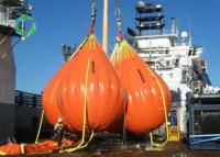 China 2000d Industrial Technical Textiles 7000N Strength Vinyl Tarp Crane Load  Bag 1450gsm for sale