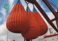 China 1050gsm 5000N Industrial Technical Textiles Foldable Vinyl Coated Crane Load Bag 2.8m for sale
