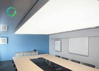 China 3.2m width Textile Home Decor , Gaia Flame Retardant PVC Stretch Fabric Ceiling for sale