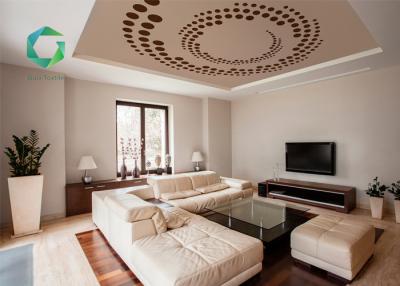 China 3.2m width Textile Home Decor , Gaia Flame Retardant PVC Stretch Fabric Ceiling for sale