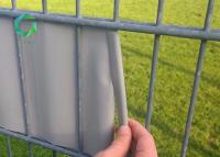 China 200N Tear Strength 450gsm Garden Fence Fabric , 35m Privacy Fence Fabric PVC Vinyl for sale