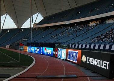 China P16 1R1G1B Football Stadium Perimeter LED Screen 16mm Pitch 1920Hz Refresh Rate for sale