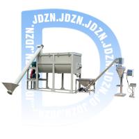 China 2.8*0.9*1.6m White Horizontal Feed Powder Mixer Machine for Animal Feed Mixing for sale