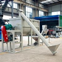 China 2.8*0.9*1.6m White Horizontal Feed Powder Mixer Machine for Animal Feed Mixing for sale
