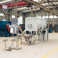 China 2.8*0.9*1.6m White Horizontal Feed Powder Mixer Machine for Animal Feed Mixing for sale
