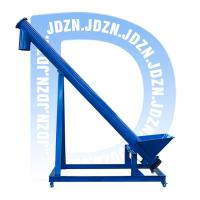 China 3KW Tubular Cement Fertilizer Screw Conveyor Feeder with Hopper and Electric Conveyor for sale