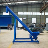 China 3KW Tubular Cement Fertilizer Screw Conveyor Feeder with Hopper and Electric Conveyor for sale