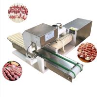 China Commercial Bbq automatic ground meat ball skewering kebab skewer maker machine for sale