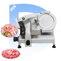 China Semi-automatic Cortadora De Fiambre Rebanadora Para Carne frozen meat slicing Stainless Steel Italian Blade Meat Slicer for sale