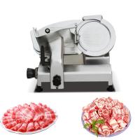 China Semi-automatic Cortadora De Fiambre Rebanadora Para Carne frozen meat slicing Stainless Steel Italian Blade Meat Slicer for sale