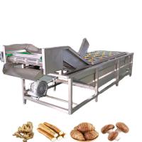 China Best Quality Ultrasonic Cleaning Fruit And Vegetable Washing Machine Vegetable Washing Line for sale