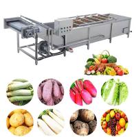 China Industrial Potato Washing Machine Frozen Vegetable Production Line Vegetable Washing Machine for sale