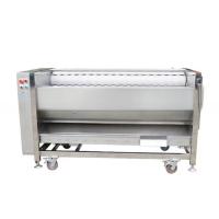 China Hot sale cassava peeling and washing machine potato brush washer automatic potato peeling machine for sale