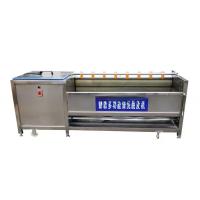 China Vegetable Peeling And Washing Machine Potato Carrot Taro Cassava fruit vegetable potato washing cleaning line machine for sale
