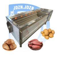 China Fully Automatic Industrial Potato Peeling Machine/potato Washing Machine/fruit vegetable potato washing cleaning line machine for sale
