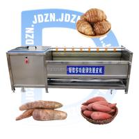 China Fully Automatic Industrial Potato Peeling Machine/potato Washing Machine/fruit vegetable potato washing cleaning line machine for sale