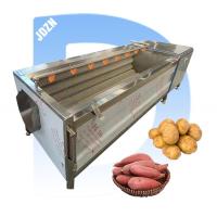 China potato peeler automatic potato washing and peeling machine fruit vegetable potato washing cleaning line machine for sale