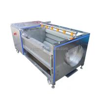 China potato peeler automatic potato washing and peeling machine fruit vegetable potato washing cleaning line machine for sale