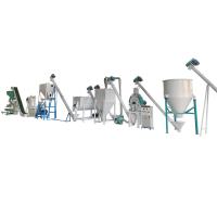 China cat feed pallet making machine animal feed pellet production line pelletizer machine for poultry feeds for sale
