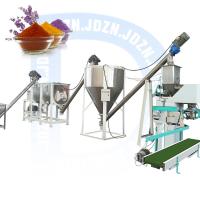 China Automated Sesame Paste Dosing Dry Powder Mixer Washing Powder Bath Bomb Mixing Equipment for sale