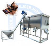 China SUS304 Stainless Steel Horizontal Mixer Machine Ribbon Blender for Wet Powder Mixing for sale