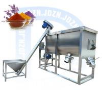 China SUS304 Stainless Steel Horizontal Mixer Machine Ribbon Blender for Wet Powder Mixing for sale