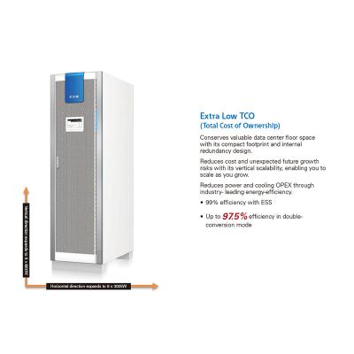China Eaton Brand Online eaton 9310s UPS 15-500KVA 25KVA-200KVA uninterruptible power supply with three phase output for office comput for sale
