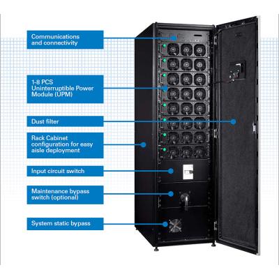 China Eaton Brand Online 93PR series UPS eaton 10 kva  power supply with three phase output for office compute for sale