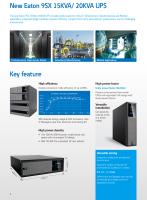 China RACK MOUNT TOWER TYPE Eaton online UPS system 200KVA 250KVA 300KVA online High Performance  Built in Battery UPS for sale