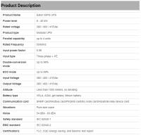 China Eaton module UPS 93PS series 8-30 kW 10 kva ups15kVA 20KVA 60KVA 12v 24v battery 3 phase to replace 9355 series ups power supply for sale
